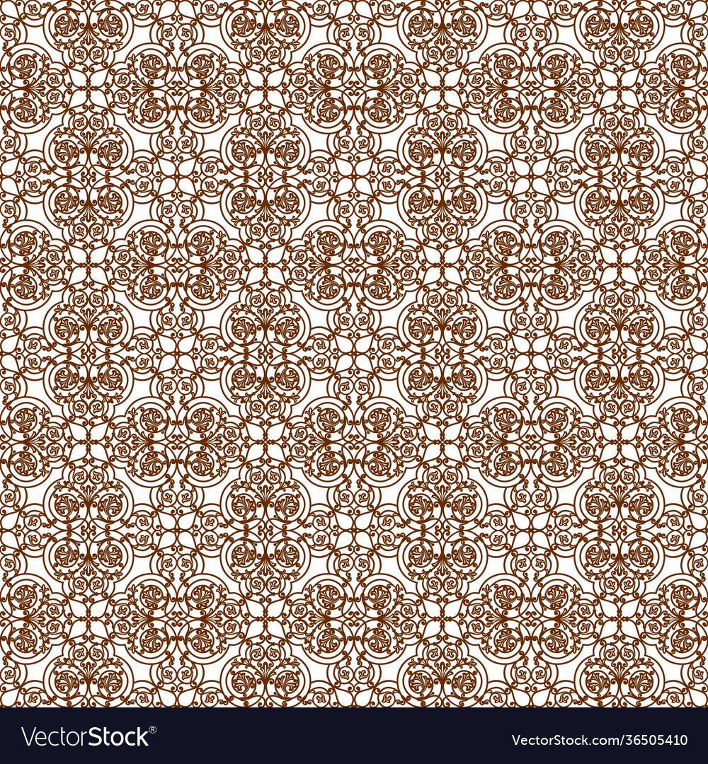 Decorative openwork pattern Royalty Free Vector Image