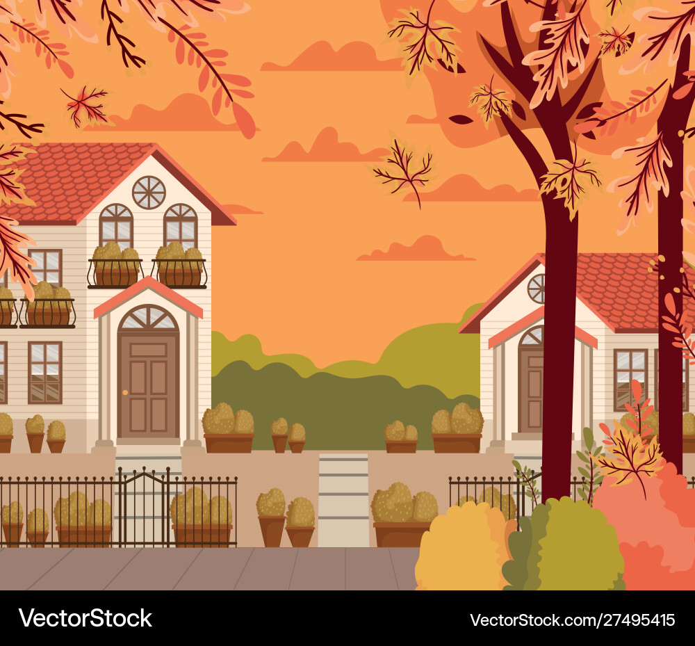 Autumn season design Royalty Free Vector Image