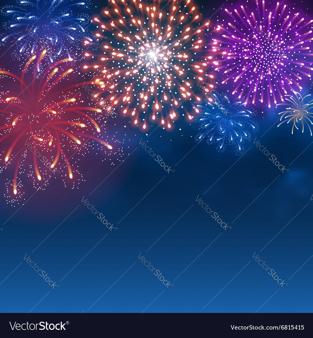 Firework Royalty Free Vector Image - VectorStock