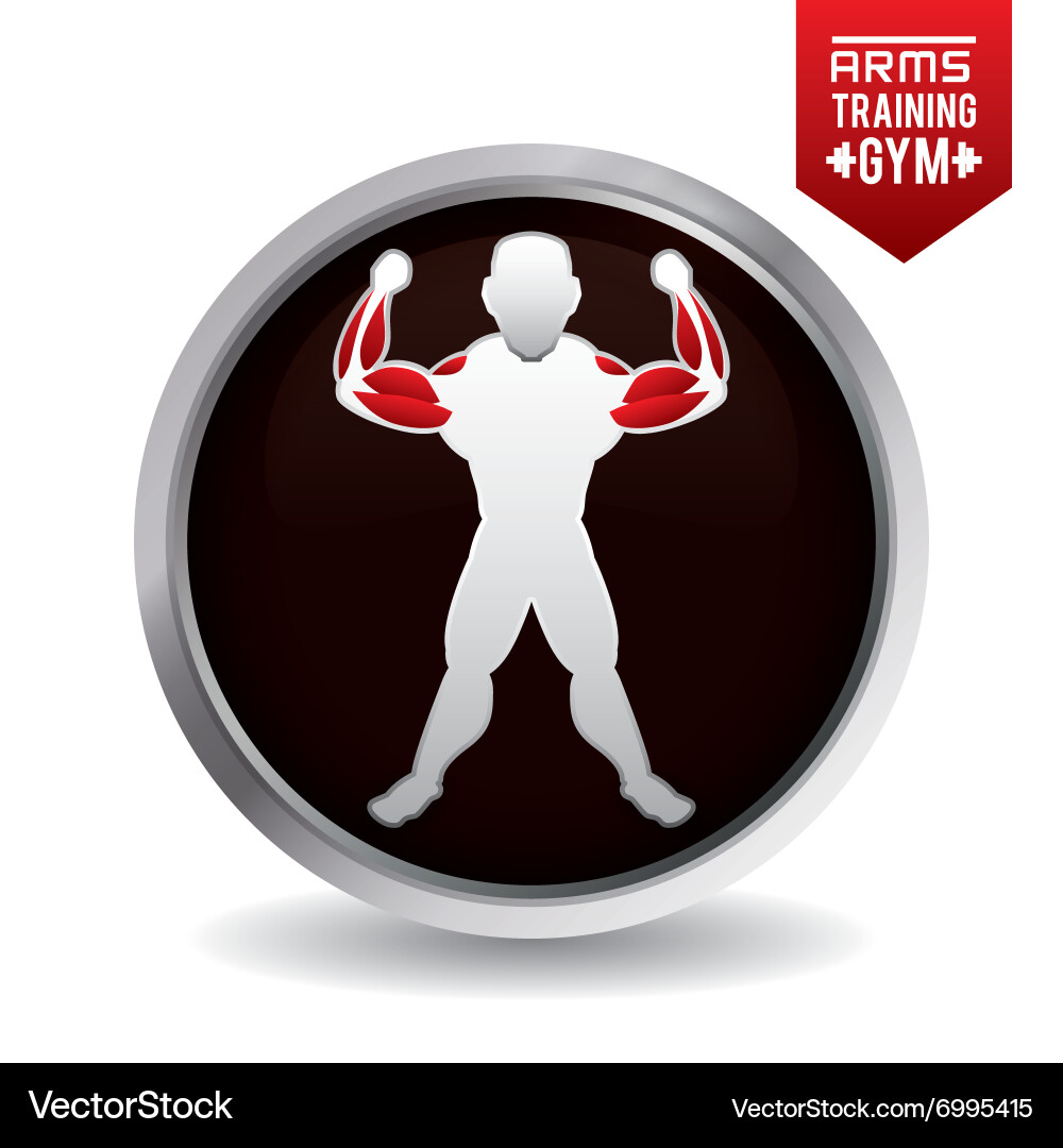 Fitness center design Royalty Free Vector Image