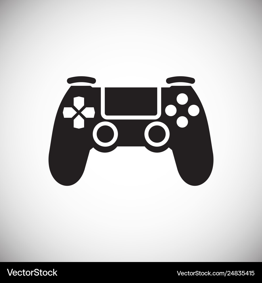 Gaming icon on background for graphic and web Vector Image
