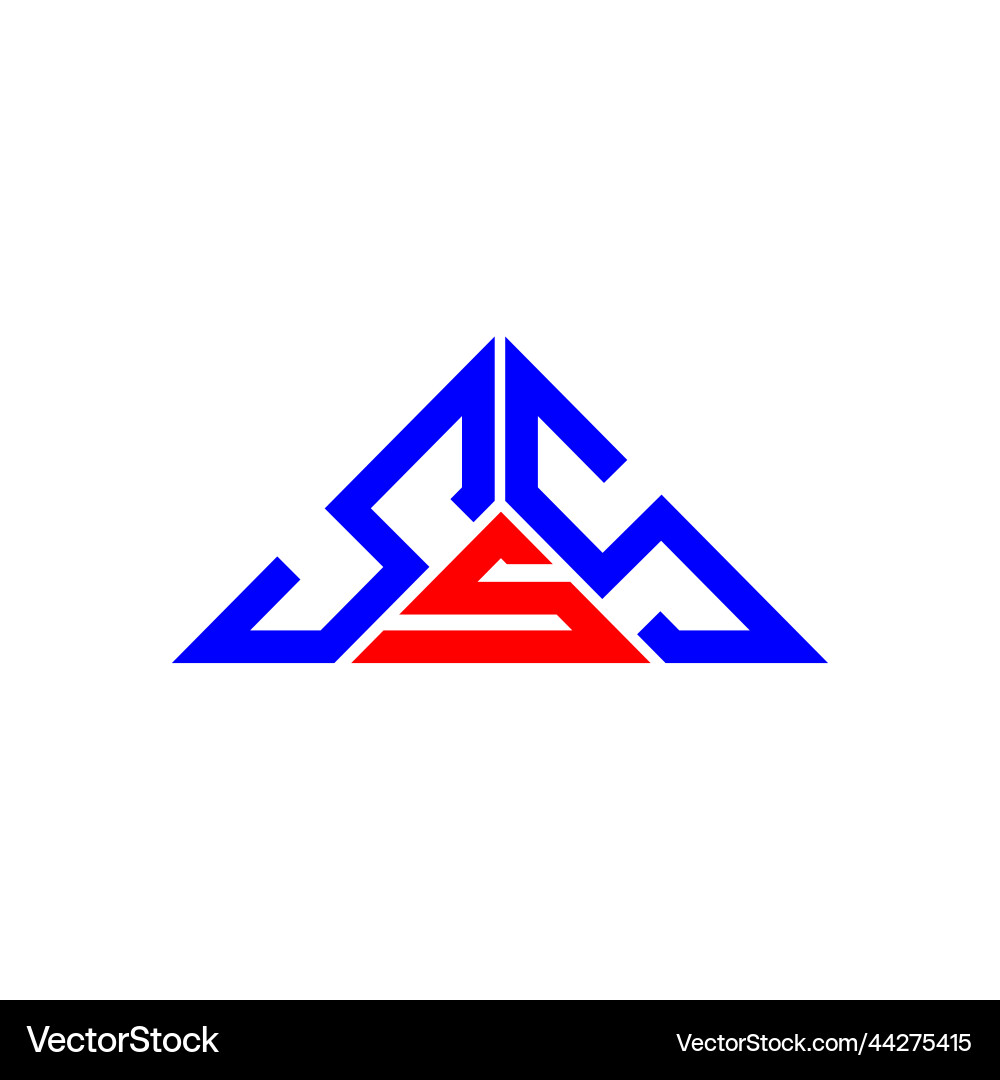 Sss letter logo creative design with graphic Vector Image