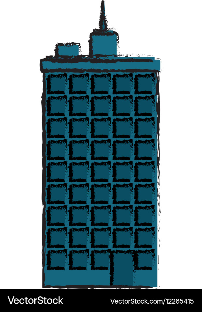 Urban city tower Royalty Free Vector Image - VectorStock
