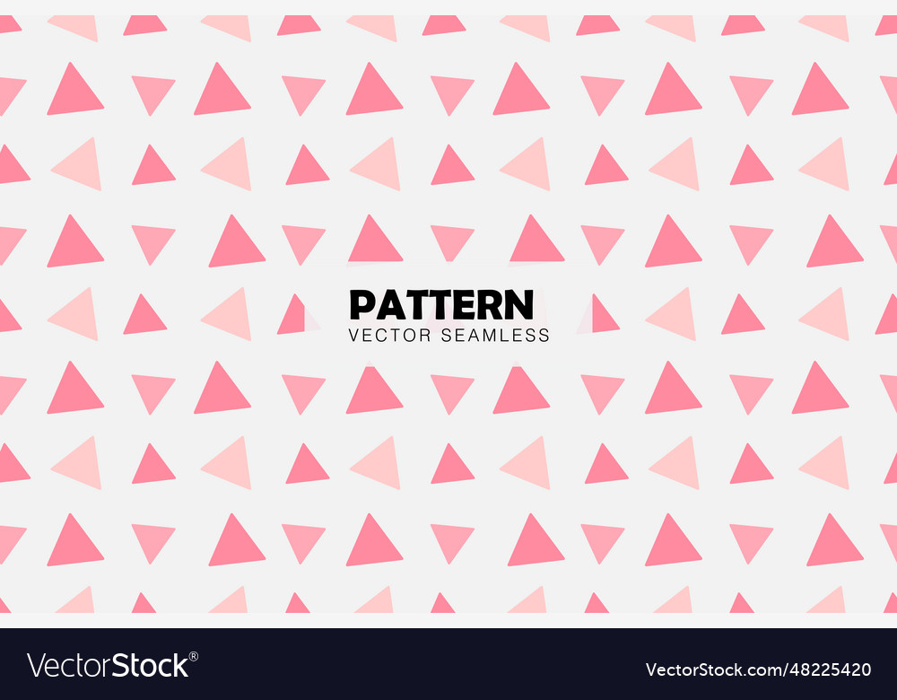 Pink triangles pattern Royalty Free Vector Image