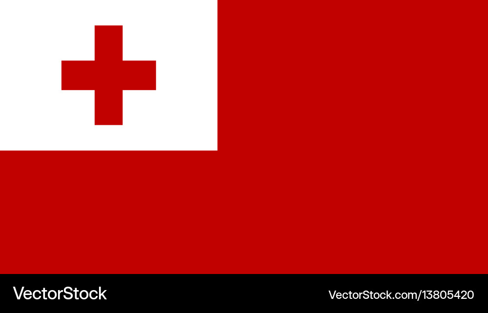 Tonga flag for independence day and infographic Vector Image
