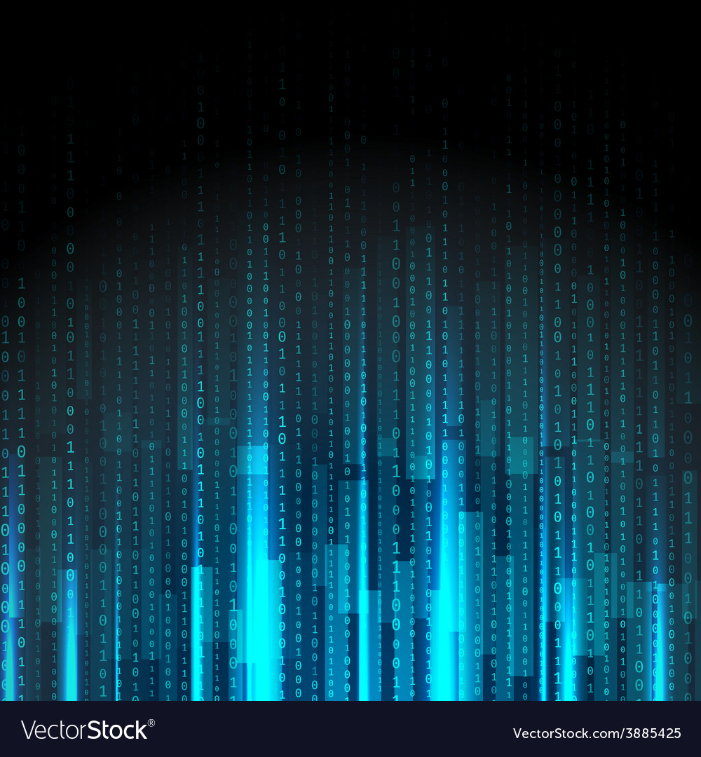 Abstract matrix background Royalty Free Vector Image