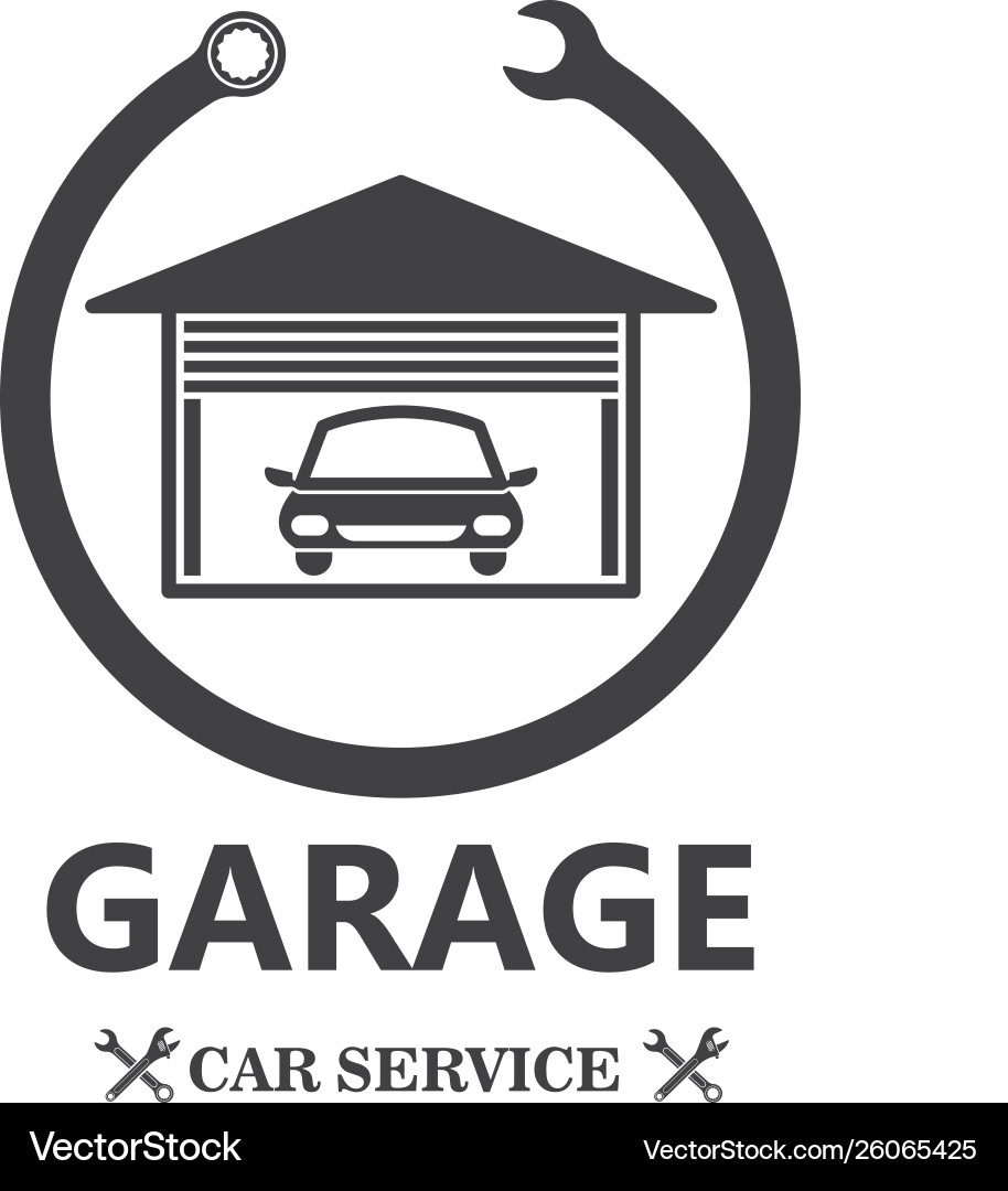 Car service logo icon template Royalty Free Vector Image