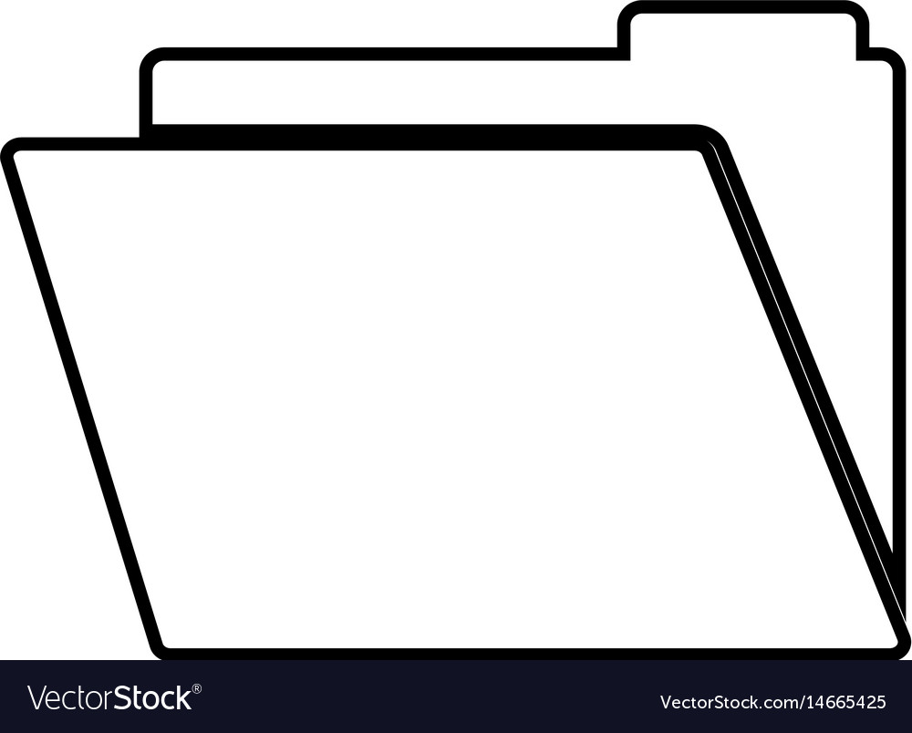 Document folder icon Royalty Free Vector Image