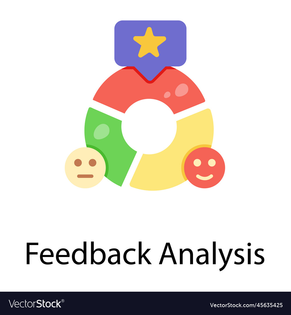 Feedback analysis Royalty Free Vector Image - VectorStock