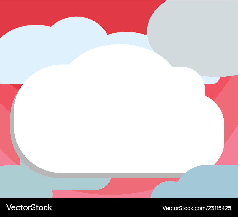 Flat design business empty Royalty Free Vector Image
