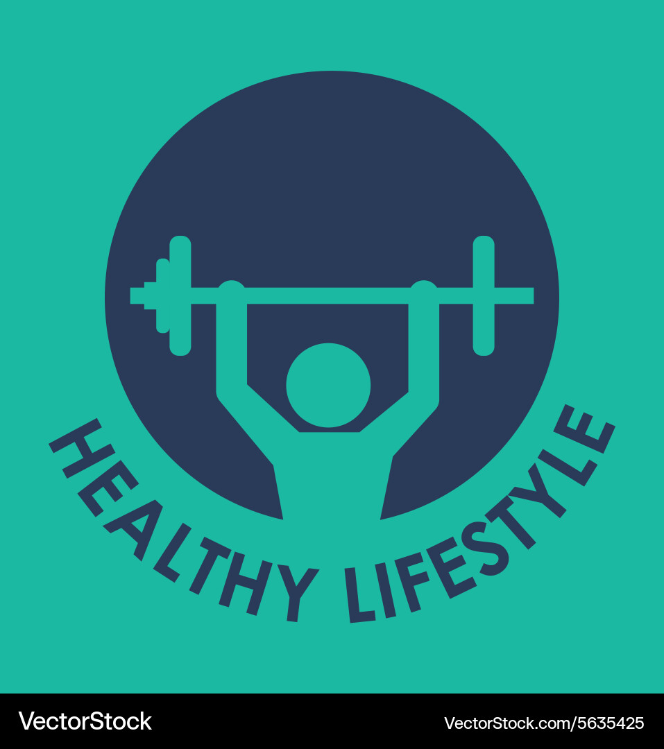 Healthy lifestyle design Royalty Free Vector Image