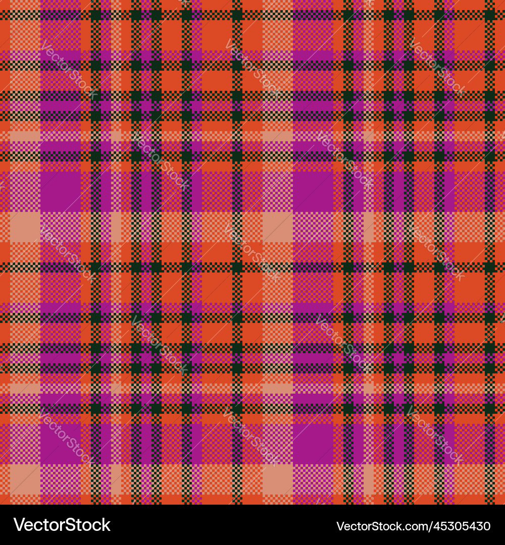 Background plaid textile pattern texture check Vector Image