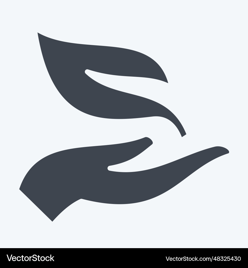 Icon ecology related to climate change symbol Vector Image
