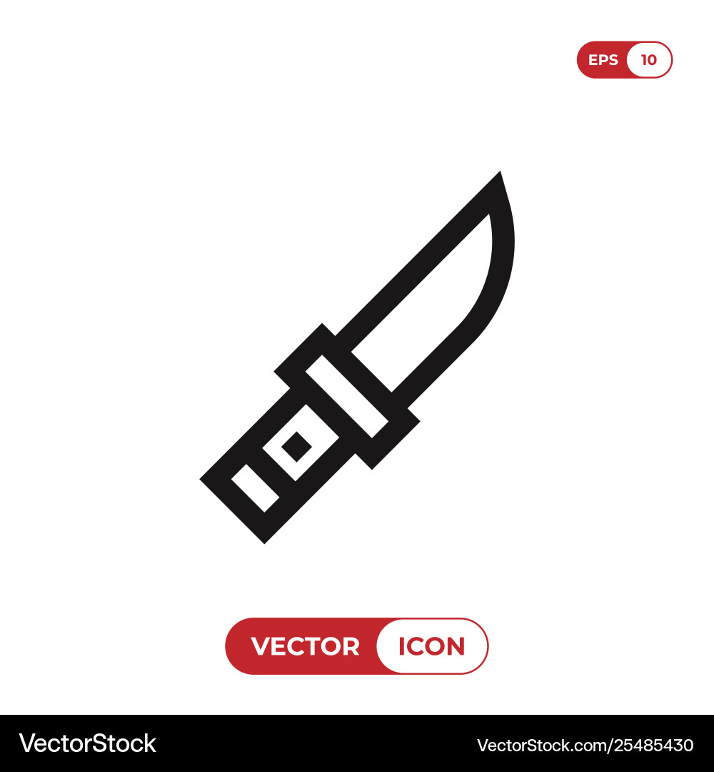 Knife icon Royalty Free Vector Image - VectorStock
