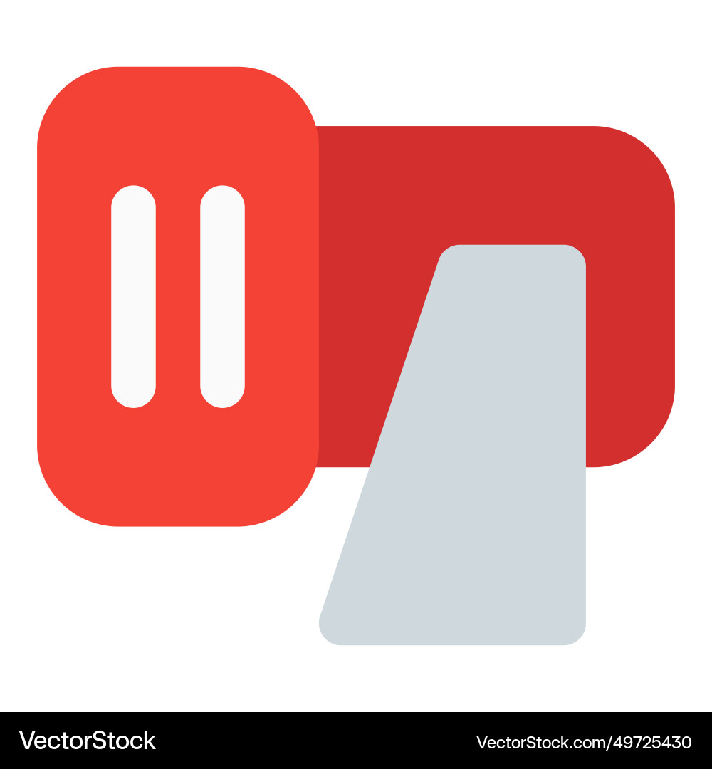 Loud warning device for emergencies or signaling Vector Image