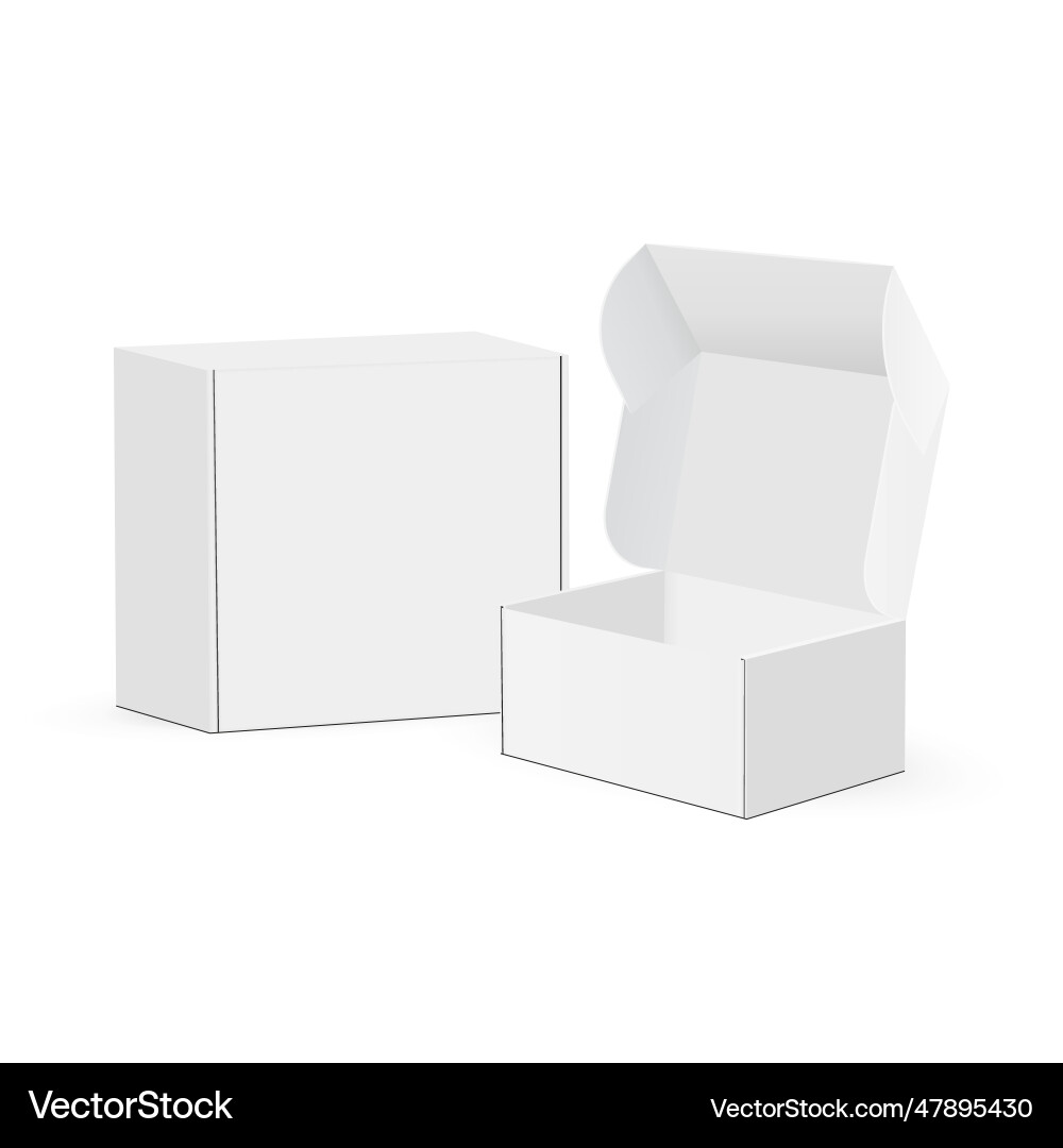 Small cardboard shipping mailer or gift box Vector Image