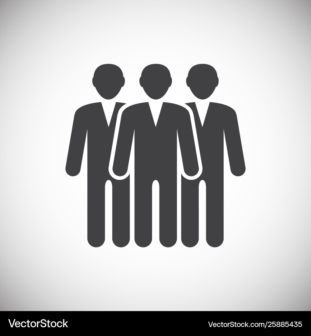 Business people related icon on background Vector Image