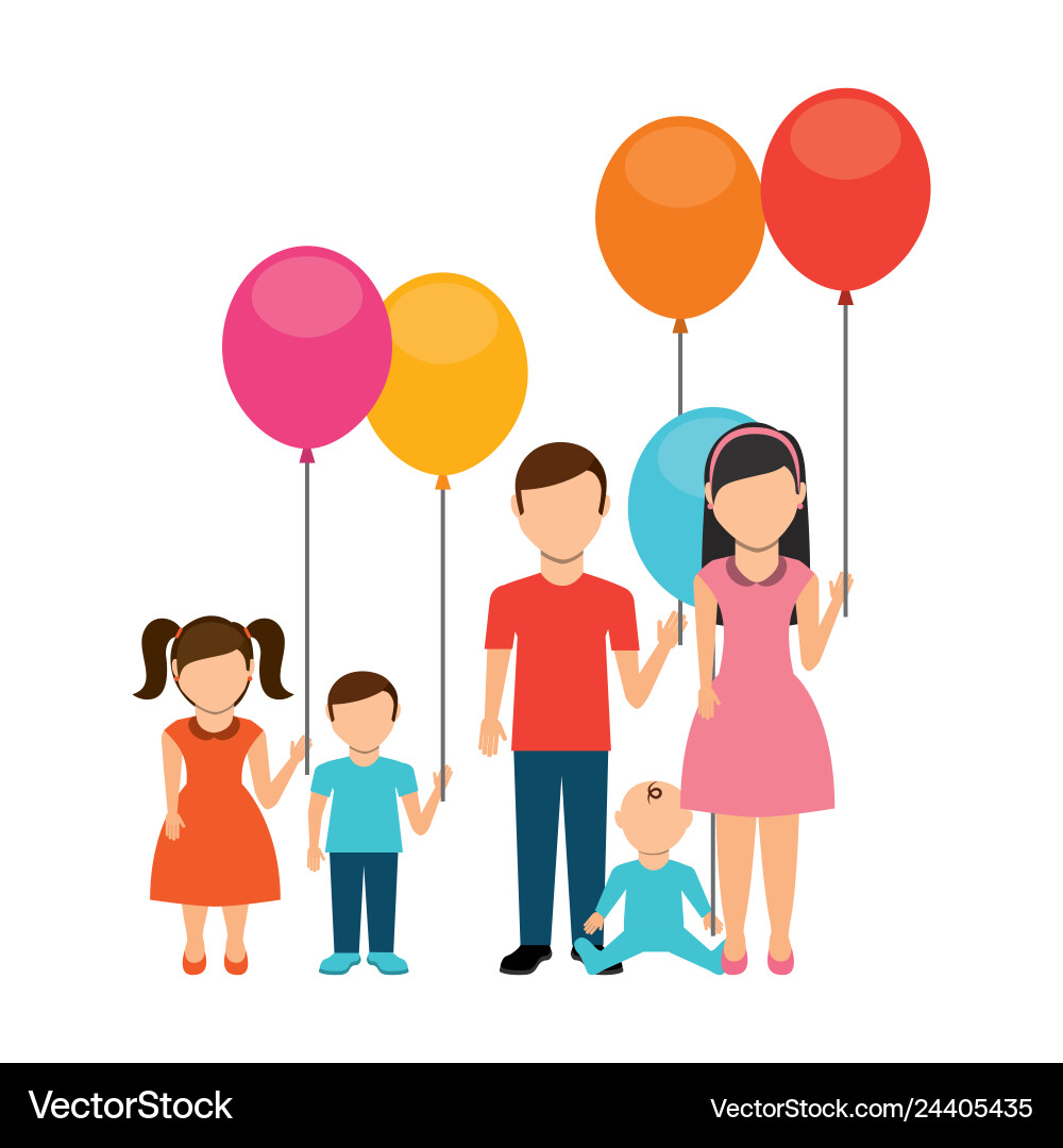 Family people Royalty Free Vector Image - VectorStock