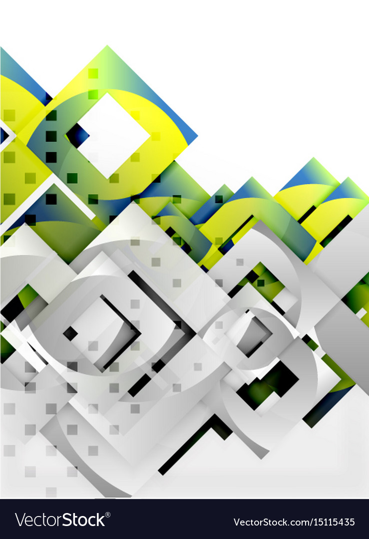 Square template background Royalty Free Vector Image