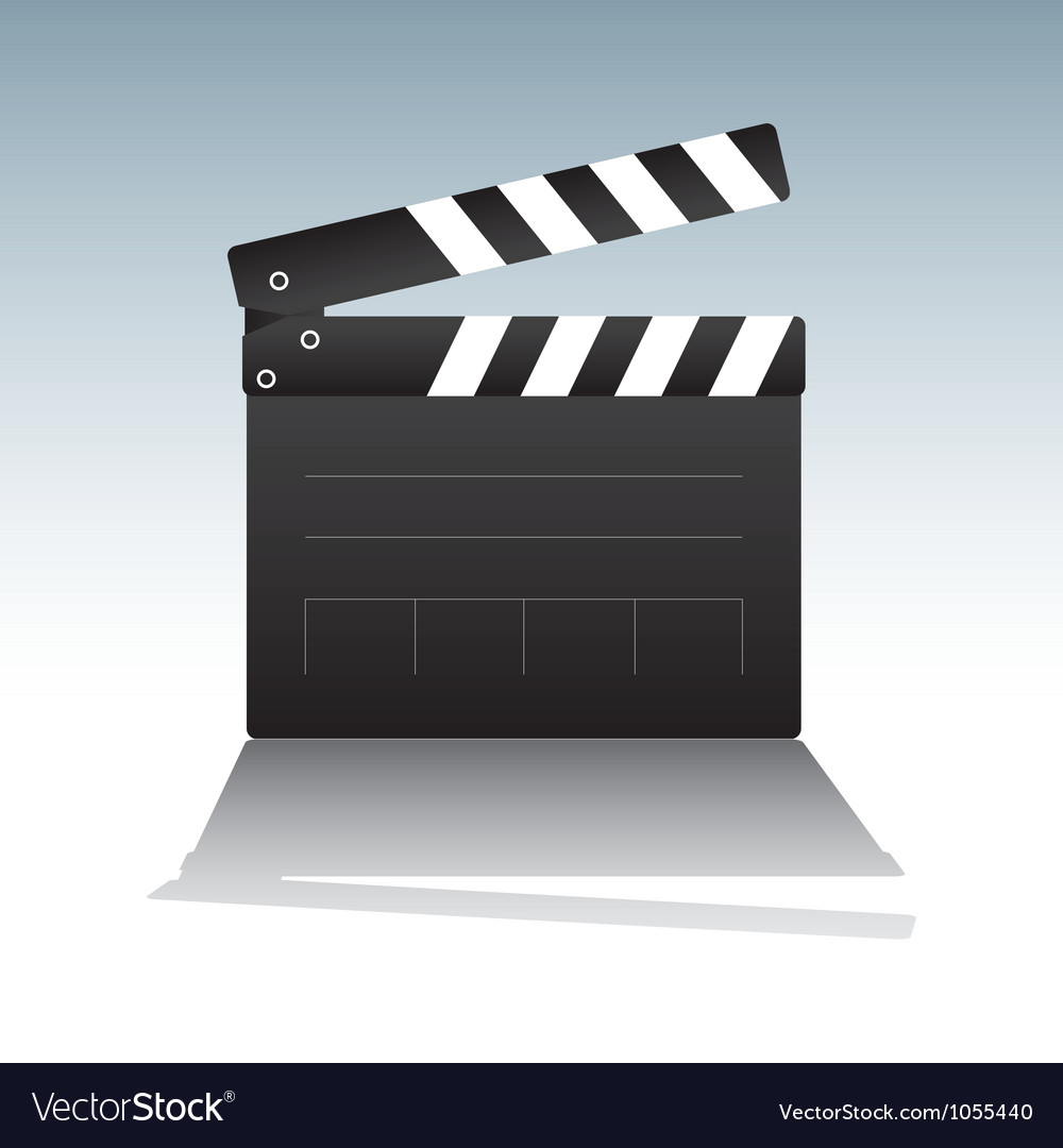 Clapperboard Royalty Free Vector Image - VectorStock