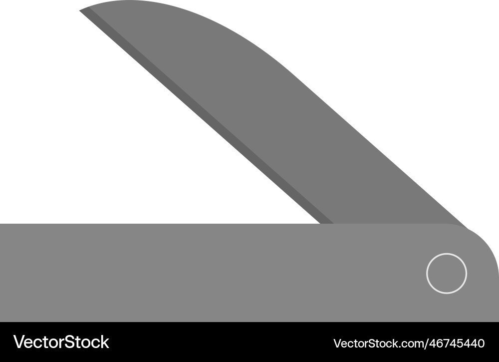 Cutter knife - stationery icon Royalty Free Vector Image