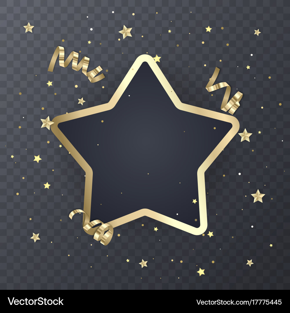 Christmas card design on transparent background Vector Image