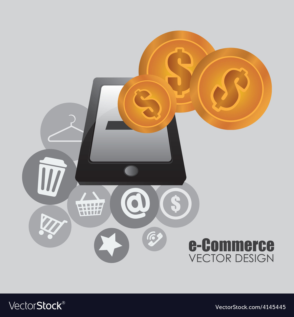 Ecommerce design Royalty Free Vector Image - VectorStock