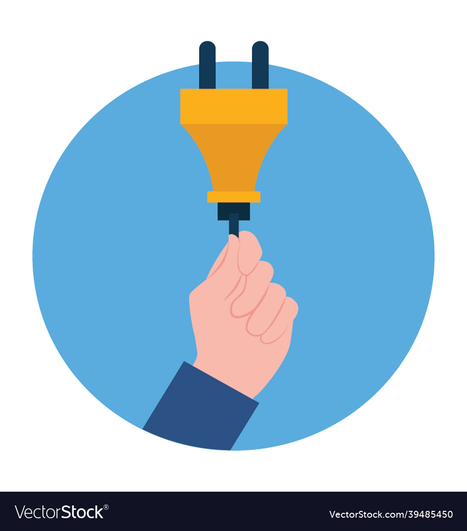 Plug Royalty Free Vector Image - VectorStock