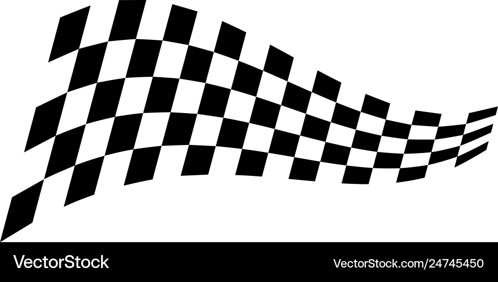 Race flag design concepts icon speed flag simple Vector Image