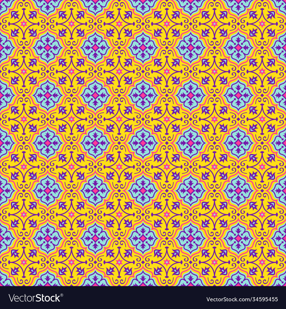Oriental seamless pattern Royalty Free Vector Image