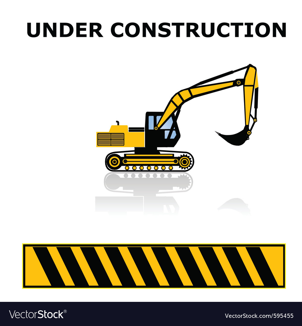 Under construction Royalty Free Vector Image - VectorStock