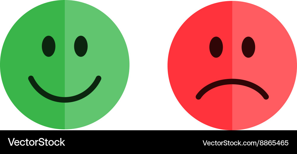 Set of smiley emoticons Royalty Free Vector Image