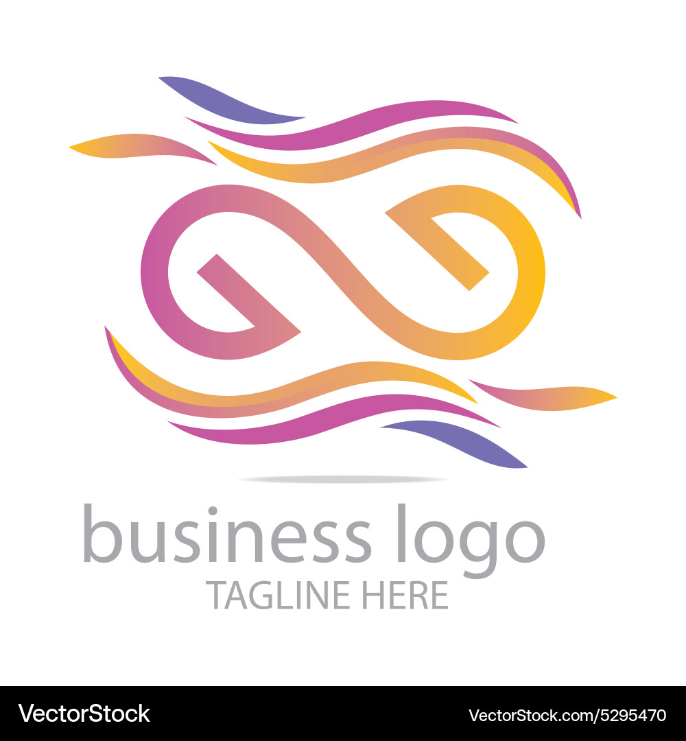 Business infinity company corporate Royalty Free Vector