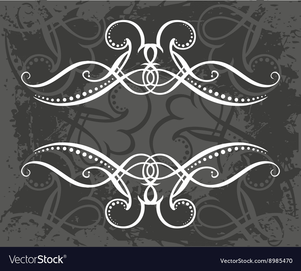 Decorative frame with pattern Royalty Free Vector Image