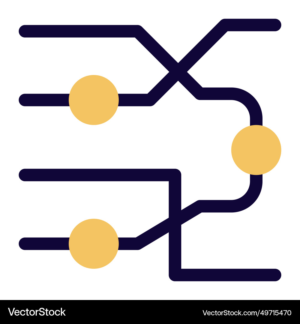 Map showing routes of train system Royalty Free Vector Image