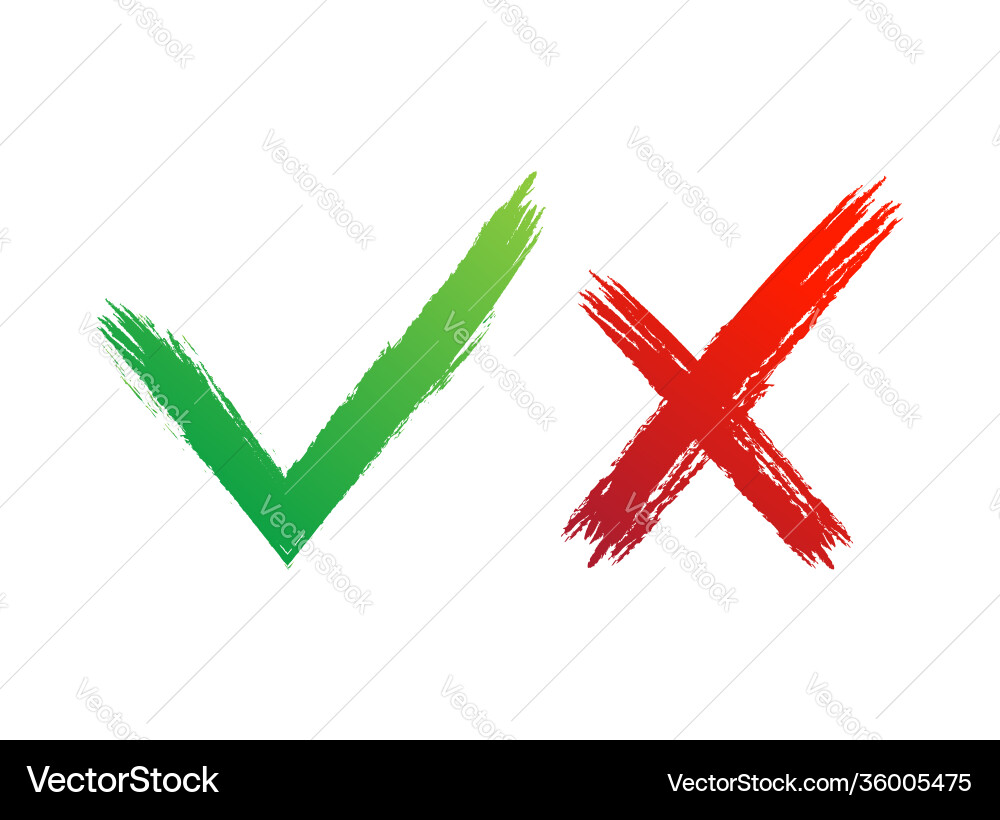 Checkmark right symbol tick sign icon for web Vector Image