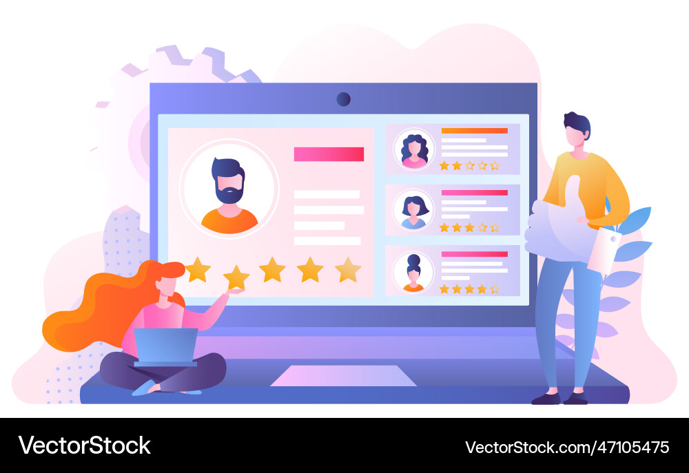 Personnel assessment concept Royalty Free Vector Image
