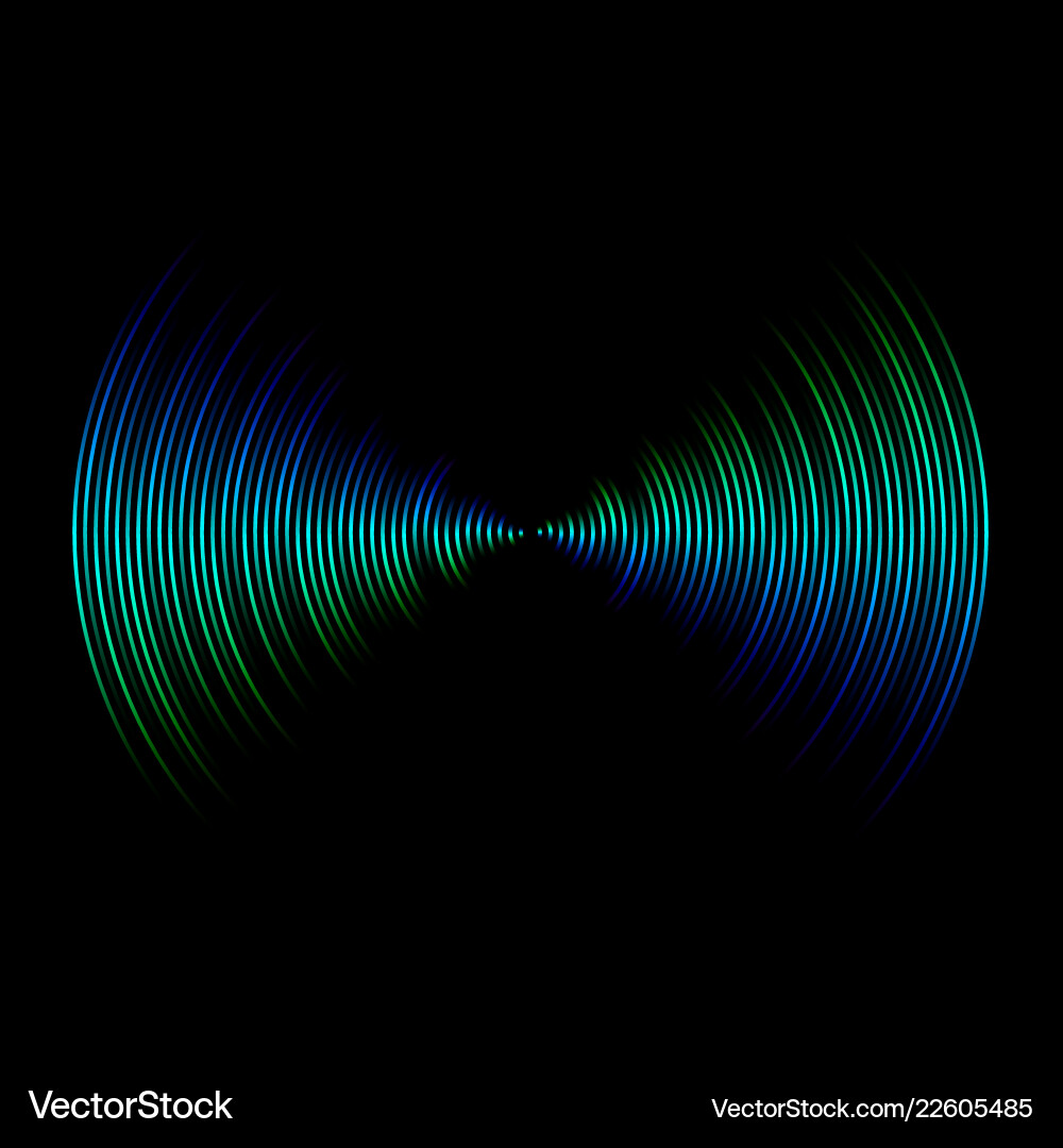 Colorful Sound Wave Spectrum Royalty Free Vector Image