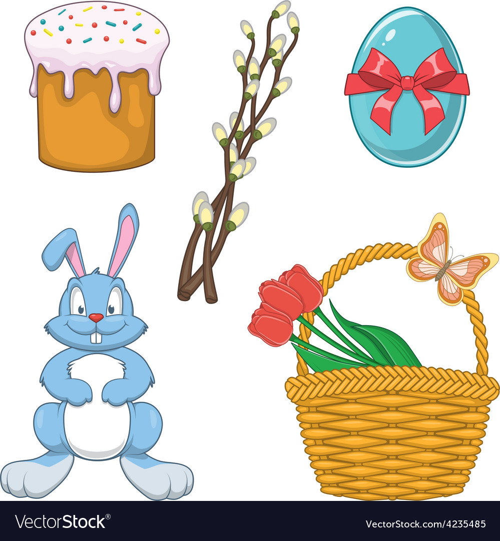 Easter holiday collection Royalty Free Vector Image