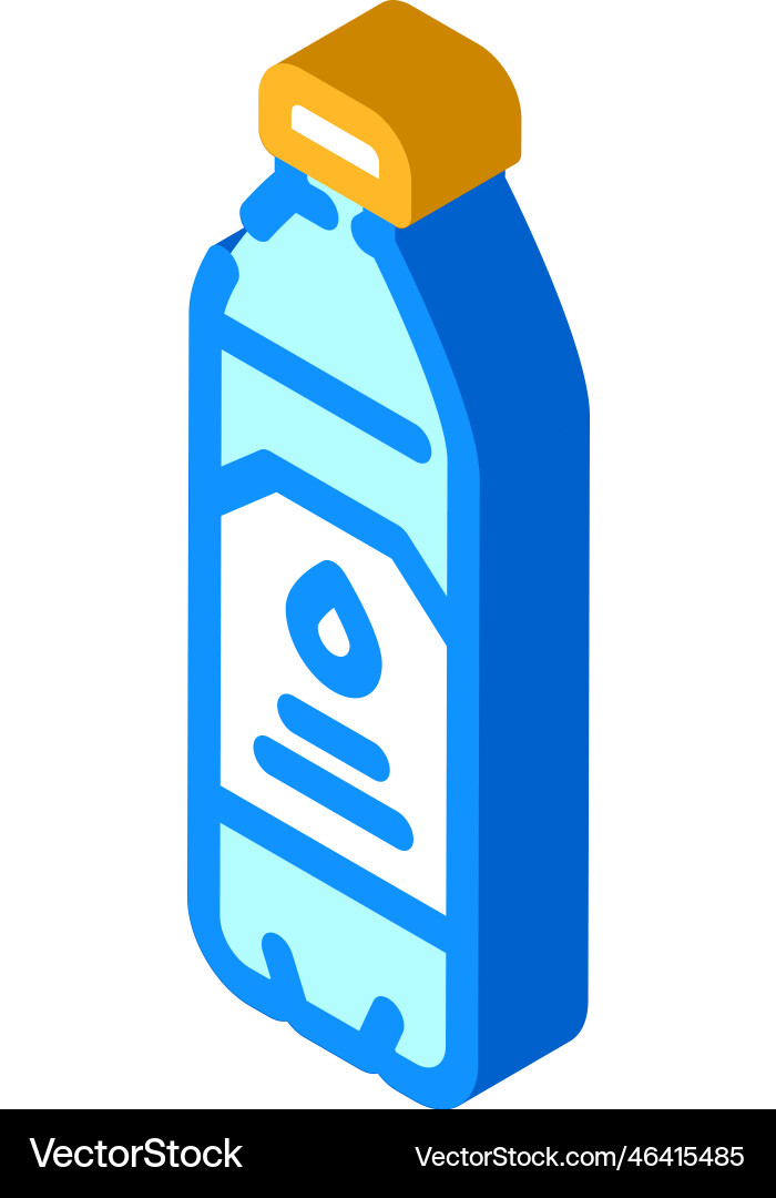 Product water plastic bottle isometric icon Vector Image
