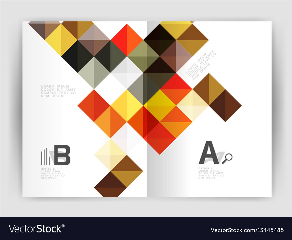 Square template background Royalty Free Vector Image