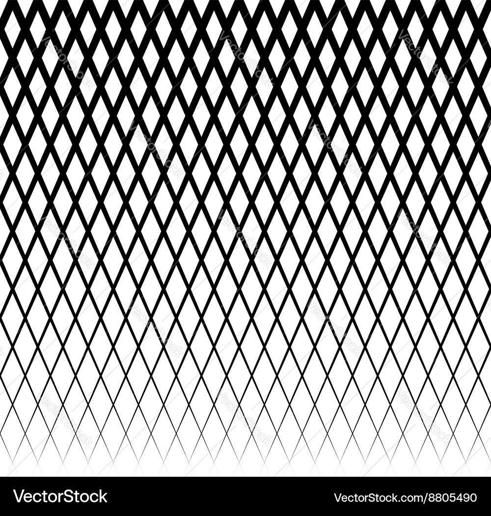 Background with gradient of diamond shaped cells Vector Image