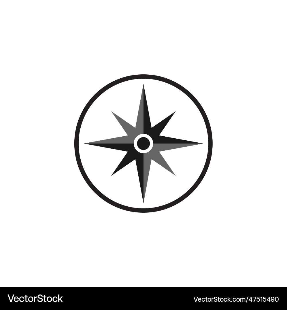 Compass arrow brands modern logo design symbol Vector Image