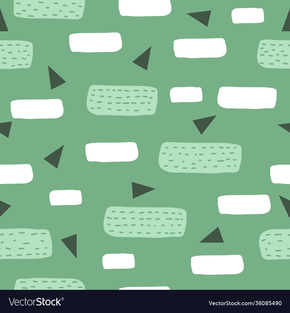 Simple abstract shape repeat pattern design Vector Image