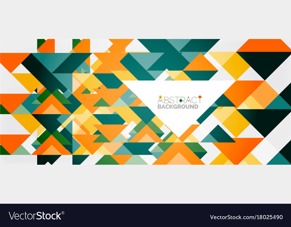 Triangle pattern design background Royalty Free Vector Image