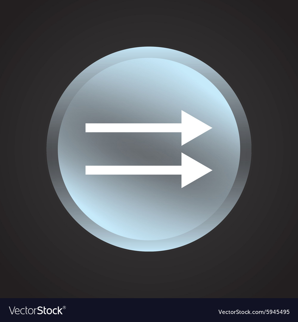 Arrow button Royalty Free Vector Image - VectorStock