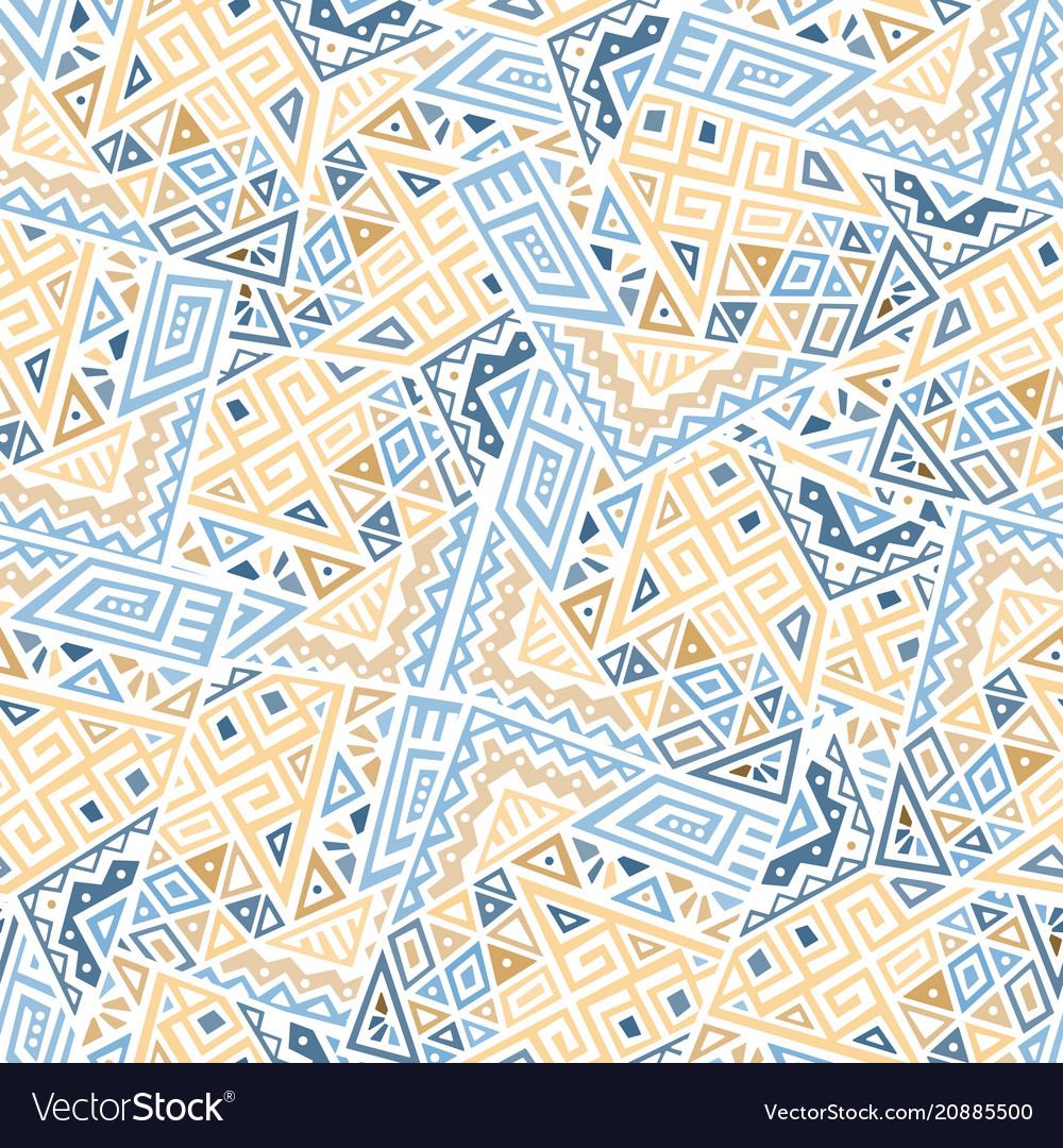 Creative seamless pattern Royalty Free Vector Image