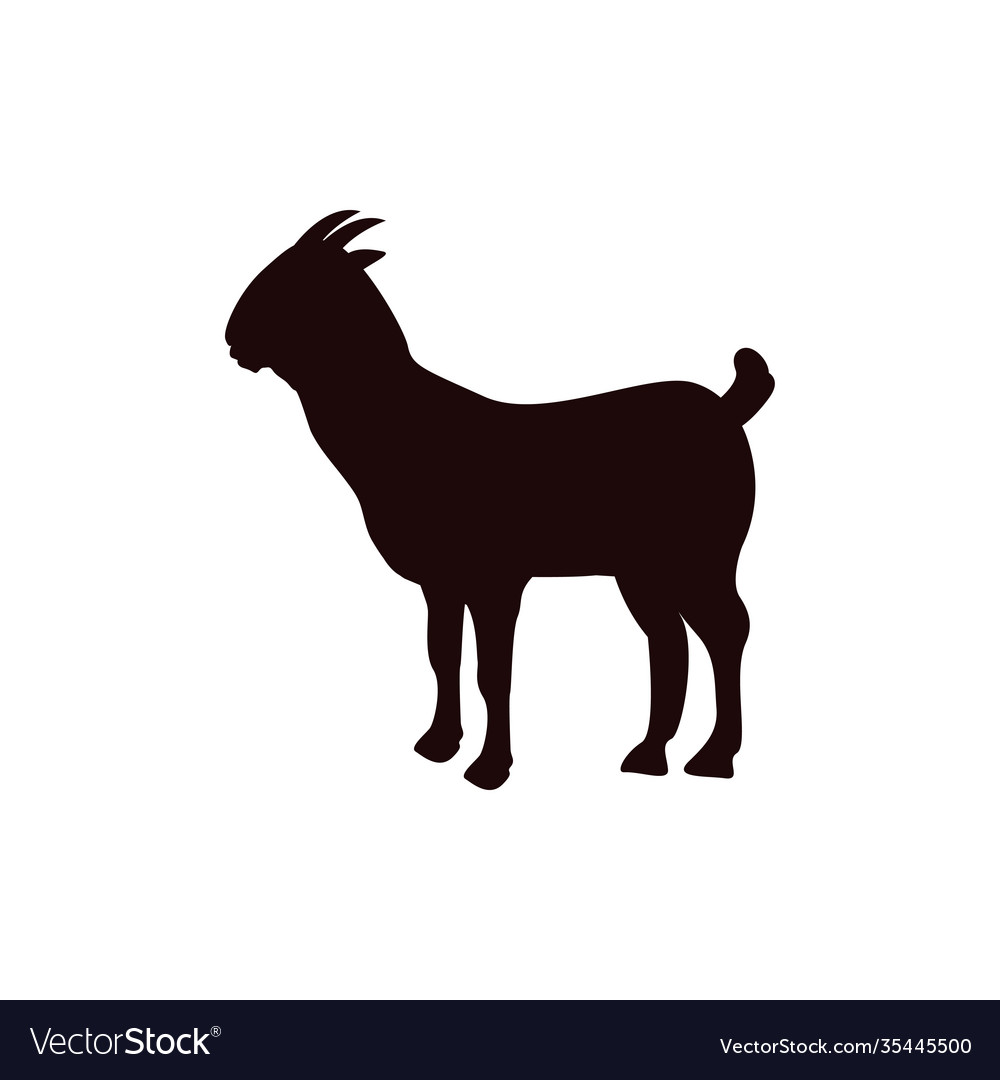 Goat icon design template isolated Royalty Free Vector Image
