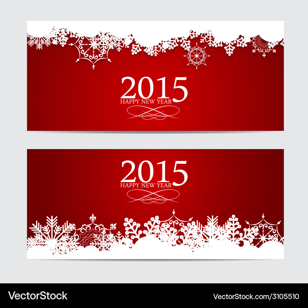Abstract beauty 2015 new year background Vector Image