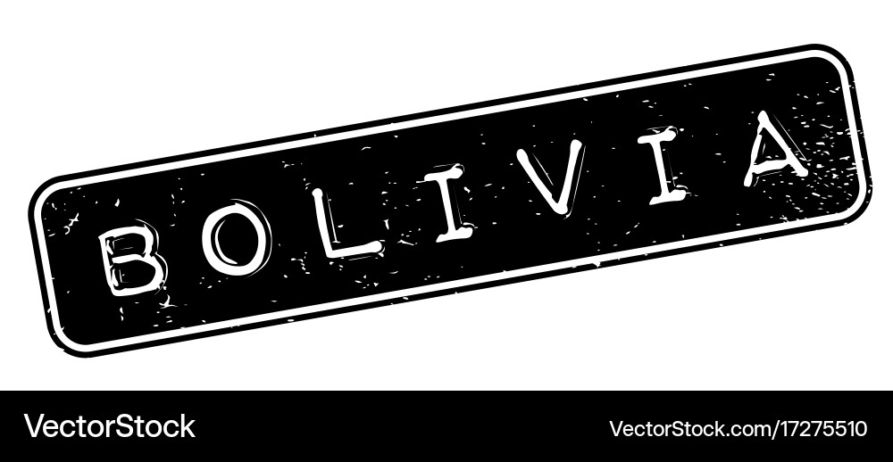 Bolivia rubber stamp Royalty Free Vector Image